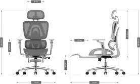 Mark Adler Expert 7.9 šedá / Kancelářské ergonomické křeslo / nosnost