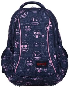 St.RIGHT Školní batoh tříkomorový Emoji
