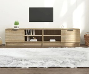 vidaXL TV skříňky 2 ks 80 x 35 x 36,5 cm kompozitní dřevo [811473] Barva: hnědý dub