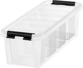 SMARTSTORE Úložný box Classic 4 průhledná / 4 přihrádky / 3,5 l / 38x1