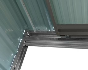 Zahradní domek BestBerg ZDB-2SD / 2,5 m² / 194 x 131 x 184 cm / dekor bílé dřevo/šedá