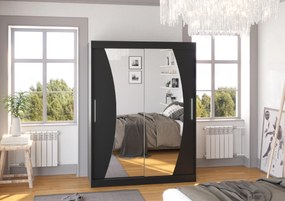 ADRK Furniture Skříň posuvná se zrcadlem MODESTO 150 ADRK-SW-MOD-B-150