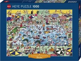 HEYE Puzzle Cartoon Classics: Zchlaďte se / 1000 dílků / 70 x 50 cm
