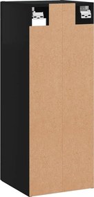 vidaXL Nástěnná skříňka 34,5 x 34 x 90 cm [828885] Barva: Černá