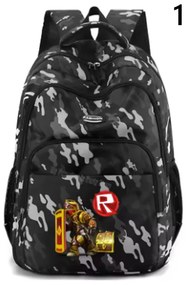 Školní batoh ROBLOX - černý maskáč (camouflage) Motiv: 1