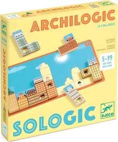 DJECO Logická hra Sologic Architekt / Dřevěná skládačka / 50 výzev / 1