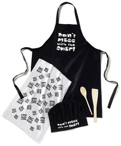 5dílný set pro kuchaře Cooksmart ® Don't Mess With The Chef