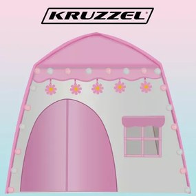 Kruzzel Dětský stan HOME + světla 23472