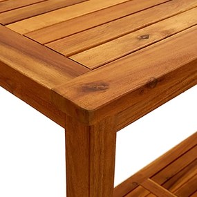vidaXL Zahradní konzolový stolek 110x40x75 cm masivní akáciové dřevo [316406]