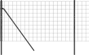 Drátěný plot antracitový 0,8 x 25 m pozinkovaná ocel 154232