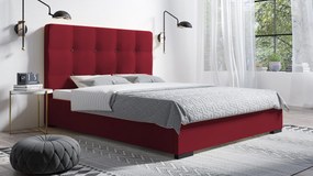 Eka Čalouněná postel Kanary - Kronos 140x200 cm Barva látky: Starorůžová (29), Úložný prostor: Bez úložného prostoru