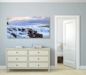 Obraz islandské vodopády - 120x60 cm