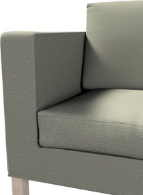 Potah na pohovku IKEA  Karlanda 2-místná, krátký barva šedá látka pletený vzor