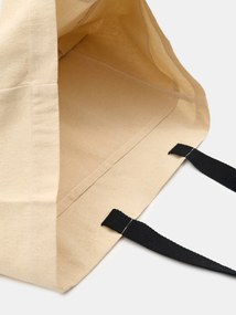 Sinsay - Bavlněná shopper taška s nápisem - krémová