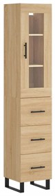 Skříň highboard dub sonoma 34,5 x 34 x 180 cm kompozitní dřevo,  3199260