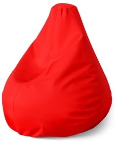 Sedací vak Pear červená - dětský, červená