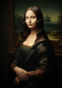 Mona Lisa 3 inspirace Leonardo da Vinci