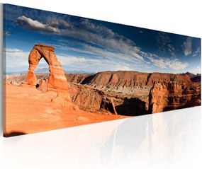 Obraz Velký Kaňon - panorama (1-dílný) - krajina s skalnatými horami