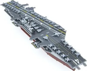 Metal Earth 3D puzzle Premium Series: Letadlová loď USS Midway / Počet