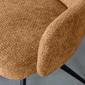 LABEL51 Otočná jídelní židle LEVI oranžová