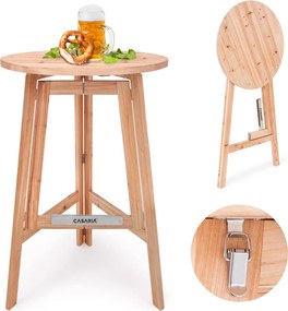 Deuba Barový skládací stůl - Ø78 cm