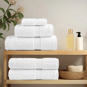 Prémiové ručníky SOLUND 4 ks bílé 50x100 cm 600 g/m² 137125