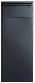Volně stojící poštovní schránka Allux 800S-B v černé barvě