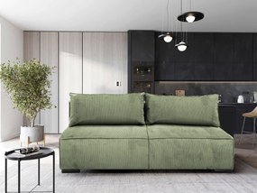 XXXLutz ROZKLÁDACÍ POHOVKA, textil, mátově zelená MID.YOU - Rozkládací pohovky - 001574006309