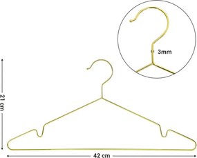 Věšáky na oblečení CRI044G01 20 ks