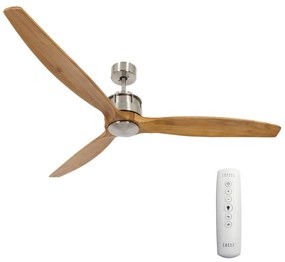 Lucci air | Lucci air 210506 - Stropní ventilátor AIRFUSION AKMANI pavlovnie/hnědá + DO | FAN00125