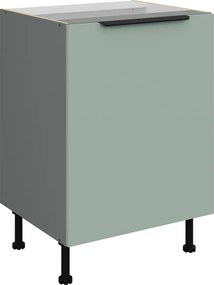 Kuchyňská linka ARIA sa | 300 + 180 cm | UNI dvířka | EXTRA VYSOKÁ | ANTIFINGER povrch | antracit/aquamarine