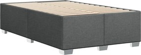Rám postele bez matrací tmavě šedá 120x190 cm textil 3284458