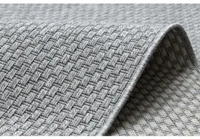 koberec TIMO 6272 SISAL venkovní světle šedá velikost 180x270 cm | krásné koberce cz