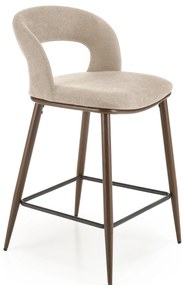 Barová židle H114 béžová/ořech