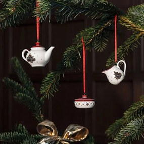 Vánoční závěsná ozdoby, kávový servis, 3 ks Toy´s Delight Decoration Villeroy & Boch