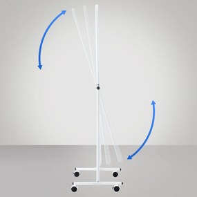Stojící zrcadlo Medusa 317223 - 166x48x45 cm - Bílá