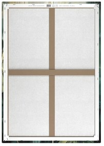 Obraz s ručně malovanými prvky 70x100 cm Monstera – Styler