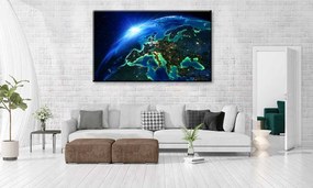 Malvis ® Obraz země z vesmíru Velikost: 150x90 cm
