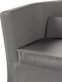 Potah na křeslo IKEA Ektorp Tullsta barva šedá látka pletený vzor