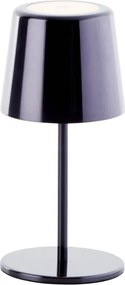 Brilliant G40939/76  Stolní AKU lampa XAANA černý chrom USB-C , CCT