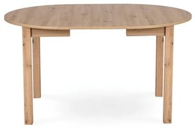 Rozkládací jídelní stůl Klara 102-142 cm MDF Dub riviera