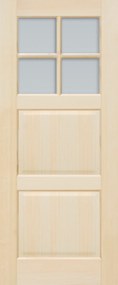 Posuvné Interiérové dveře Radex dřevěné TURYN 4S Šířka dveří: 100 cm