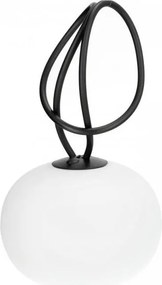 LED Stm. nabíjecí venkovní svítidlo VENEZIA LED/1,5W/5V 2500K IP54 2600mAh černá