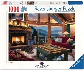 RAVENSBURGER Puzzle Skládání puzzle / 1000 dílků / USA Jigsaw National