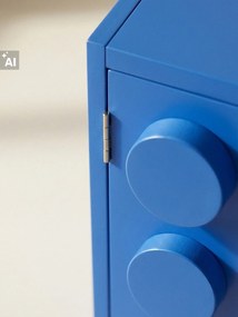 Sinsay - Police ve tvaru stavební kostky - modrá