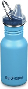 Dětská nerezová lahev Klean Kanteen Narrow w/Kid Sippy Cap – modrá 355 ml