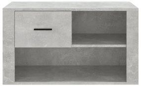 Botník betonově šedý 80 x 35 x 45 cm kompozitní dřevo - Default Title