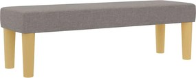 Postel s boxspringem s čelo Taupe 190 x 120 cm textil 3344286
