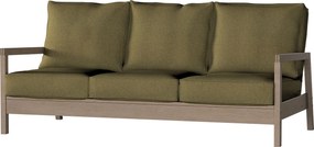 Potah na pohovku IKEA  Lillberg 3-místná nerozkládací barva zelená látka pletený vzor