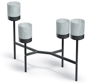 PROSPERPLAST Stojan na květiny - BLOOMIE STAND, 125x55x81,5 cm Barva: beton